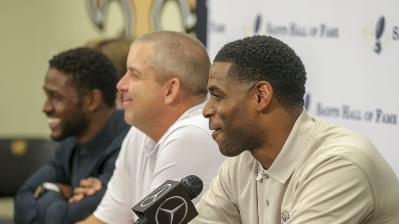 Marques Colston, "Believe it or not, I'm truly at a loss for words"
