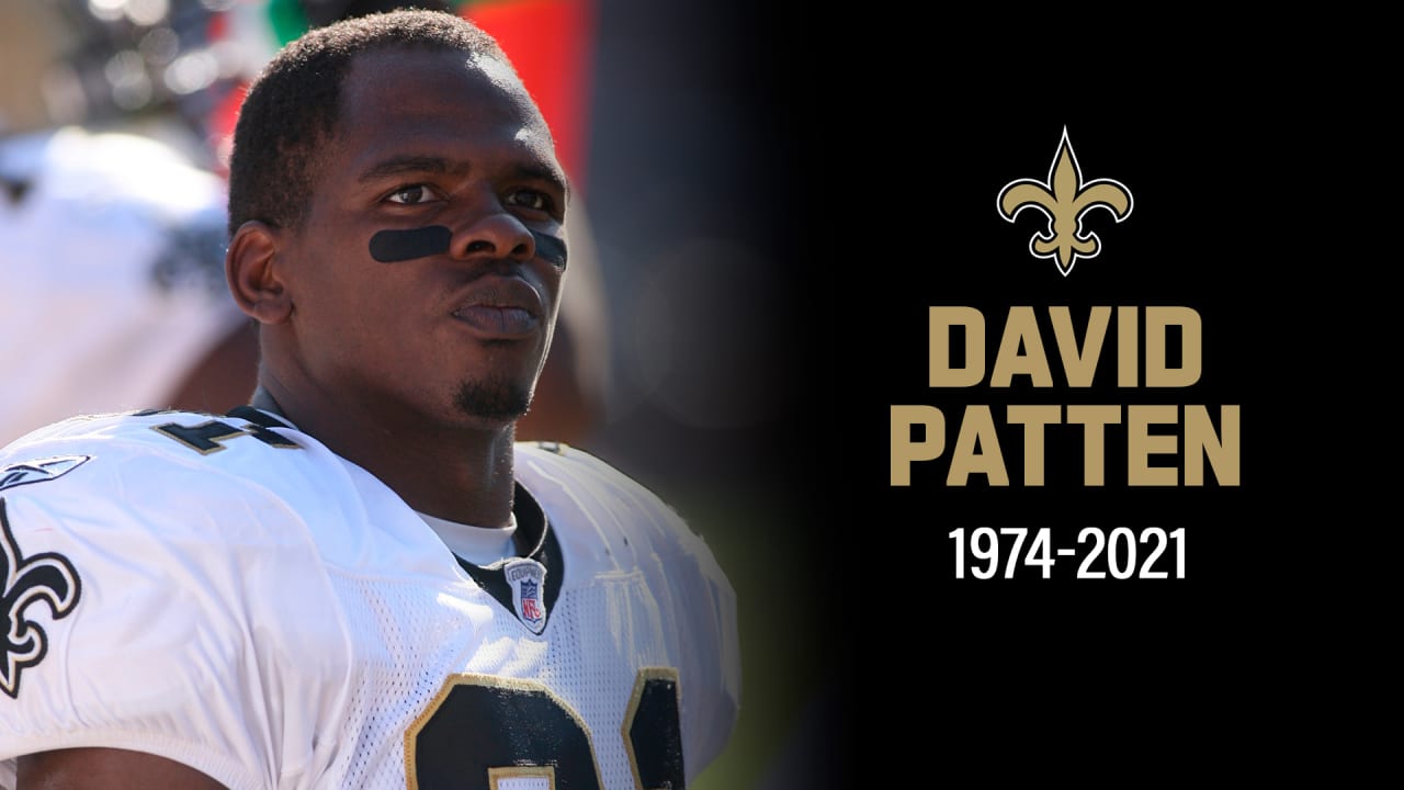 Statement from the New Orleans Saints on the death of David Patten