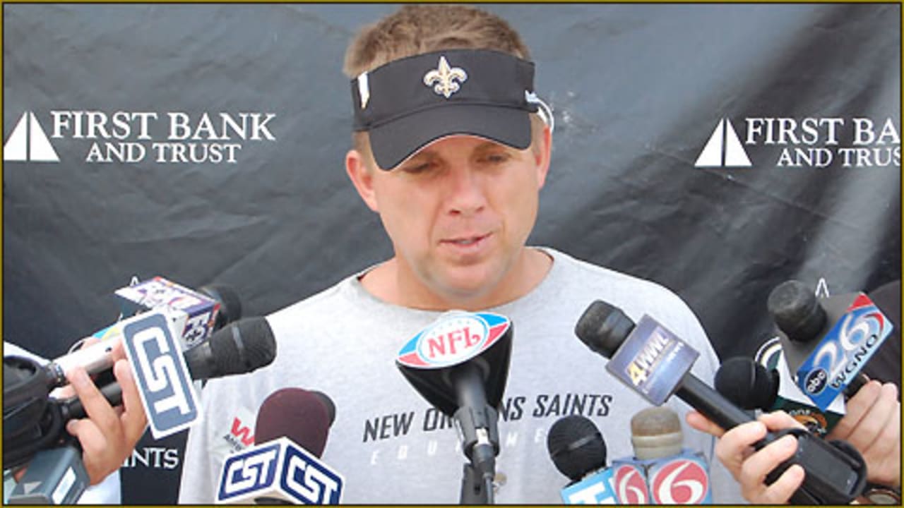 Payton Discusses First Day of Saints Rookie Mini Camp