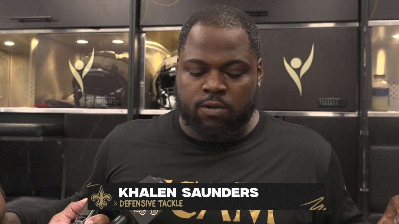 Khalen Saunders talks Colts o-line, running game | Saints at Colts 2023 ...