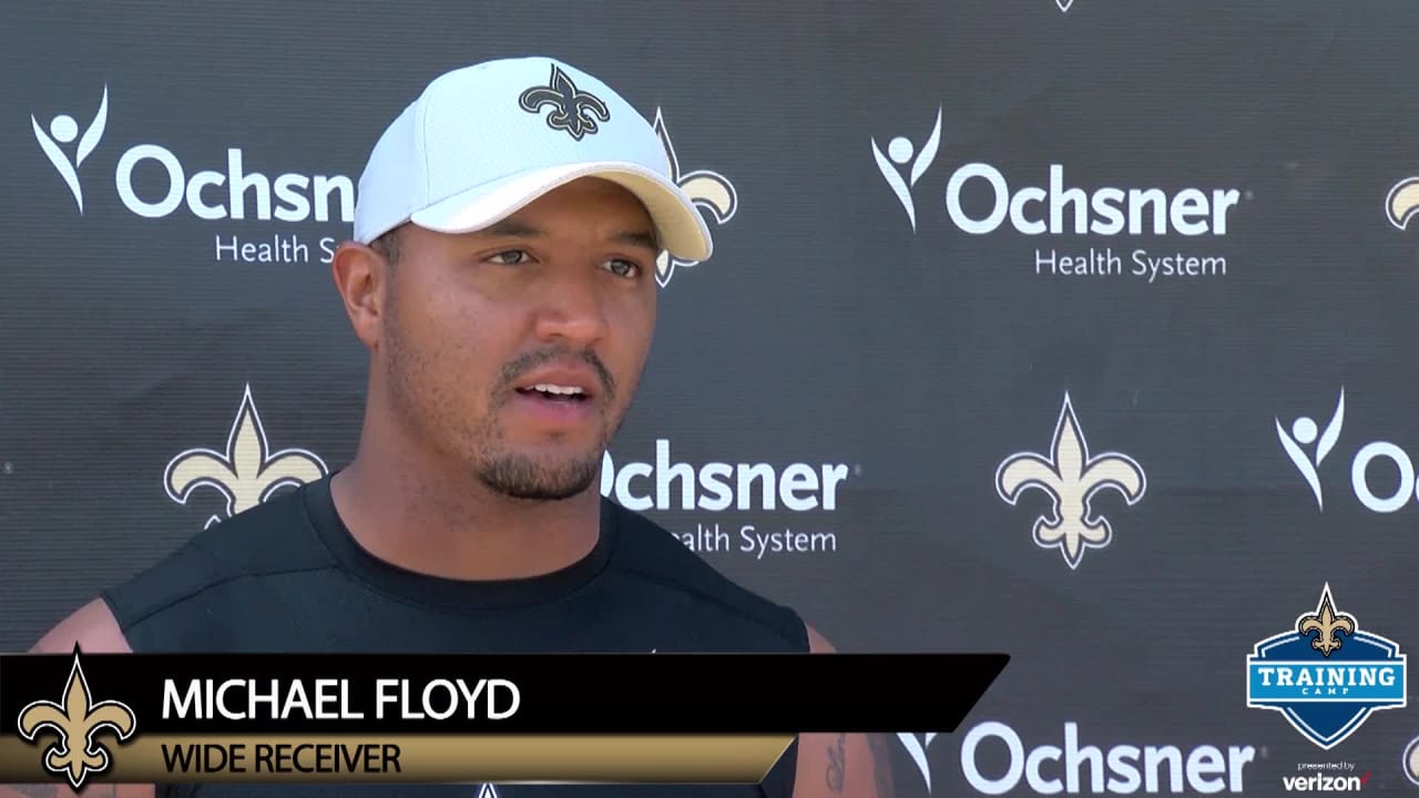 Michael Floyd Training Camp Media Availability - August 2