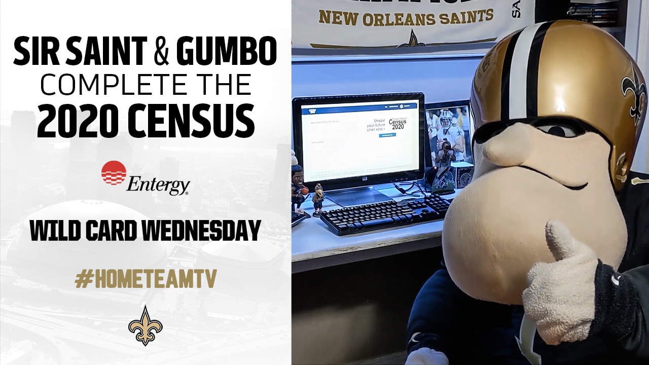 HomeTeamTV: Sir Saint and Gumbo complete the 2020 census on Wild Card ...