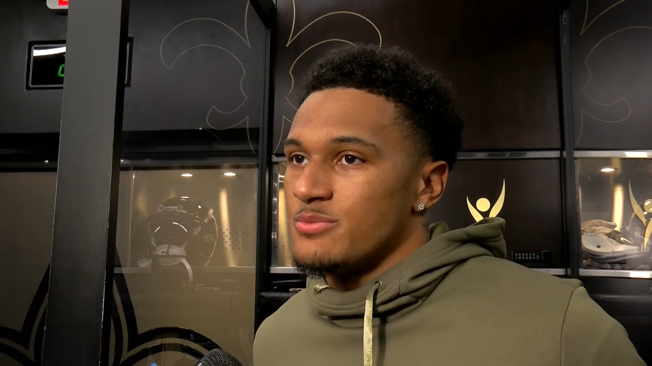 New Orleans Saints cornerback Alontae Taylor on intensity of Bucs ...