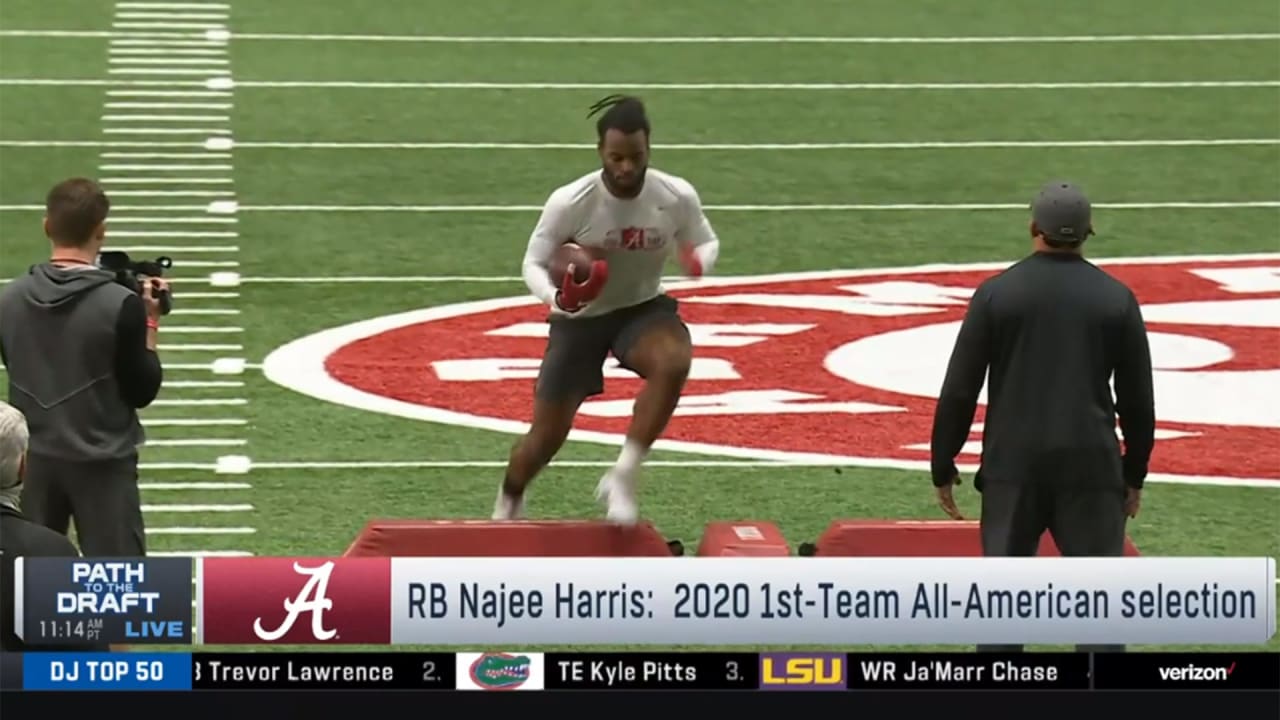 Najee Harris Pro Day Highlights | 2021 Alabama Pro Day