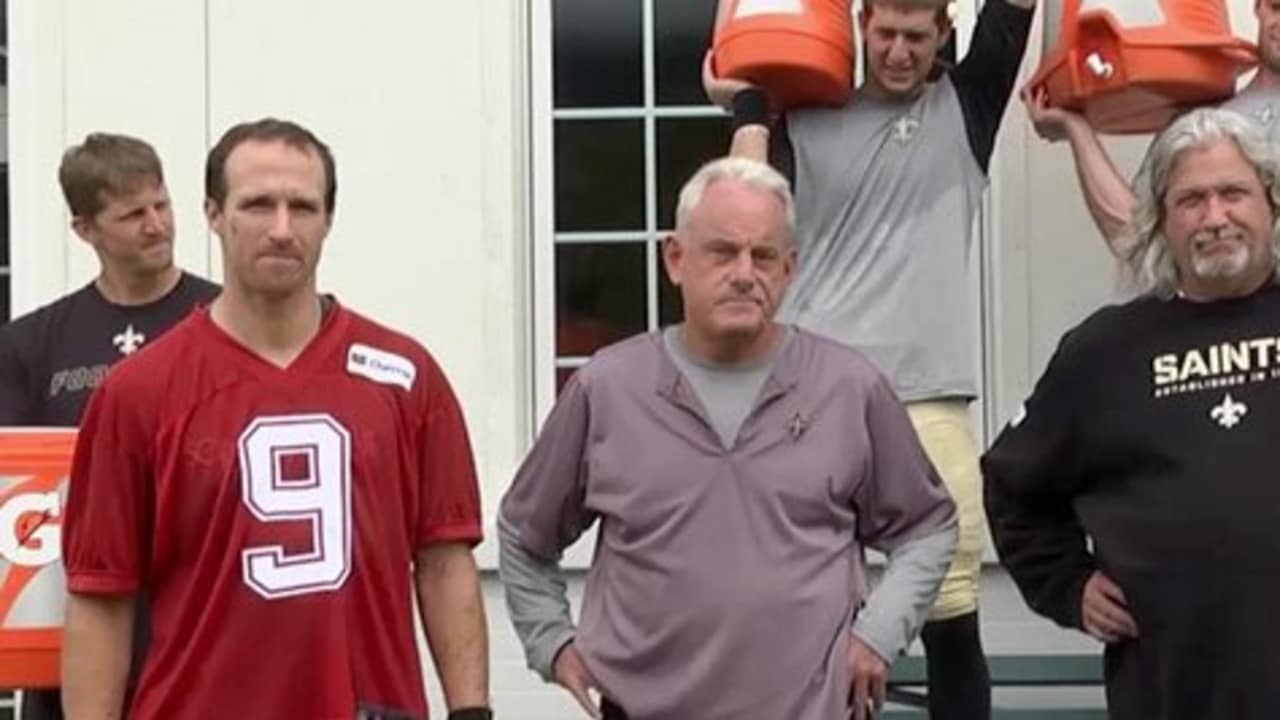 Flashback: Brees, Vitt and Ryan's Bucket Challenge