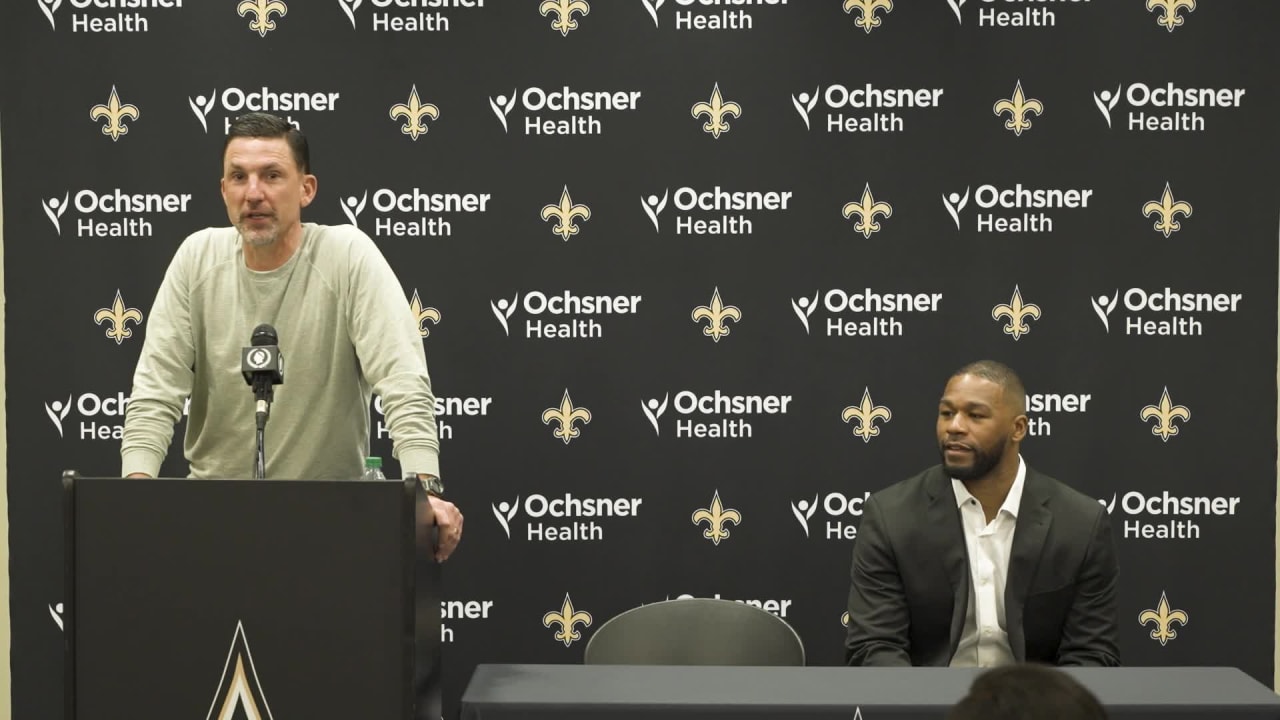 New Orleans Saints linebacker Craig Robertson retirement press ...