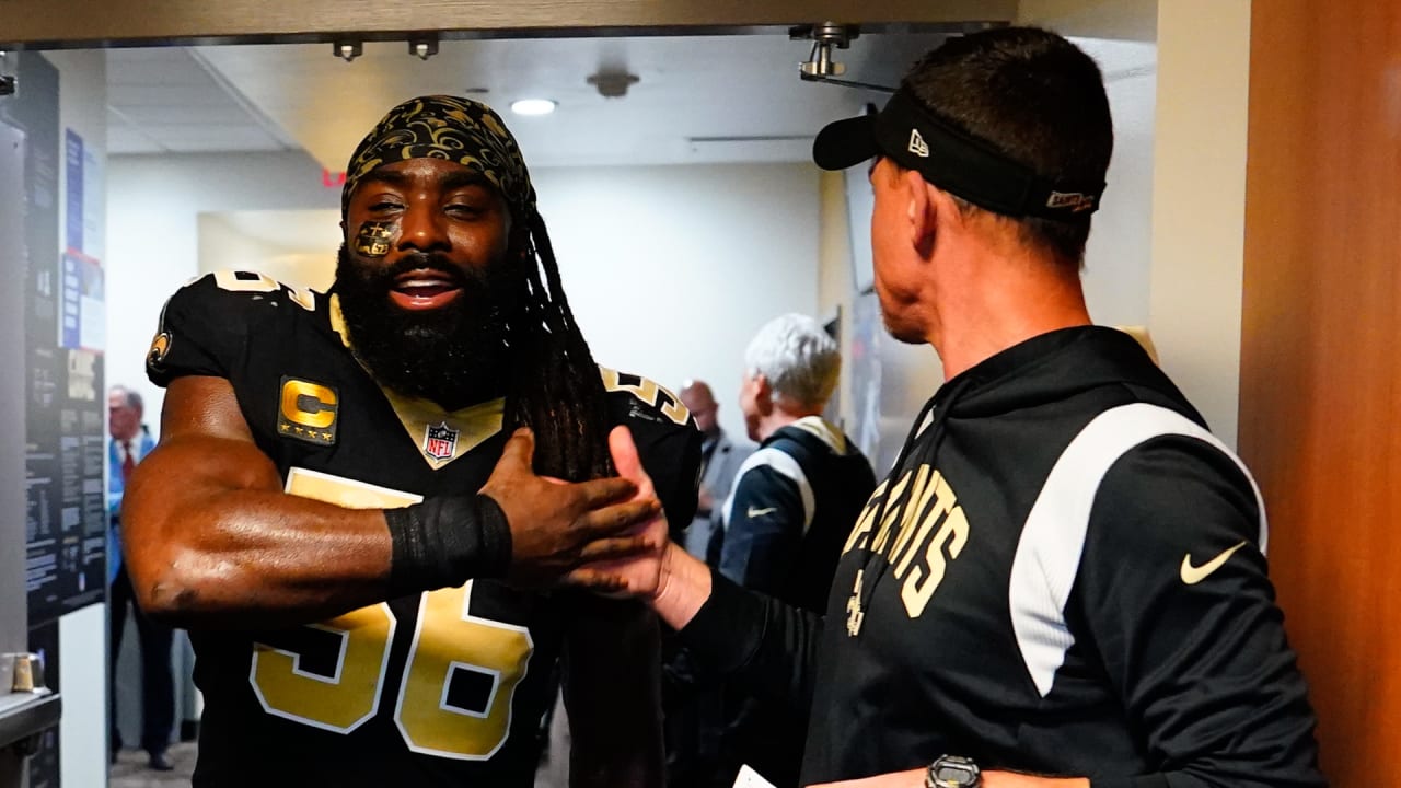 Photos: Postgame Locker Room | Saints vs Raiders Week 8 2022