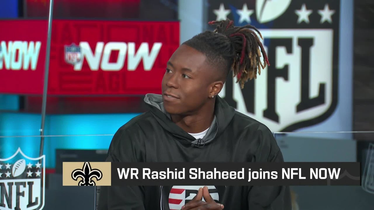 Saints WR Rashid Shaheed joins 'NFL Now' ahead of 2023 draft