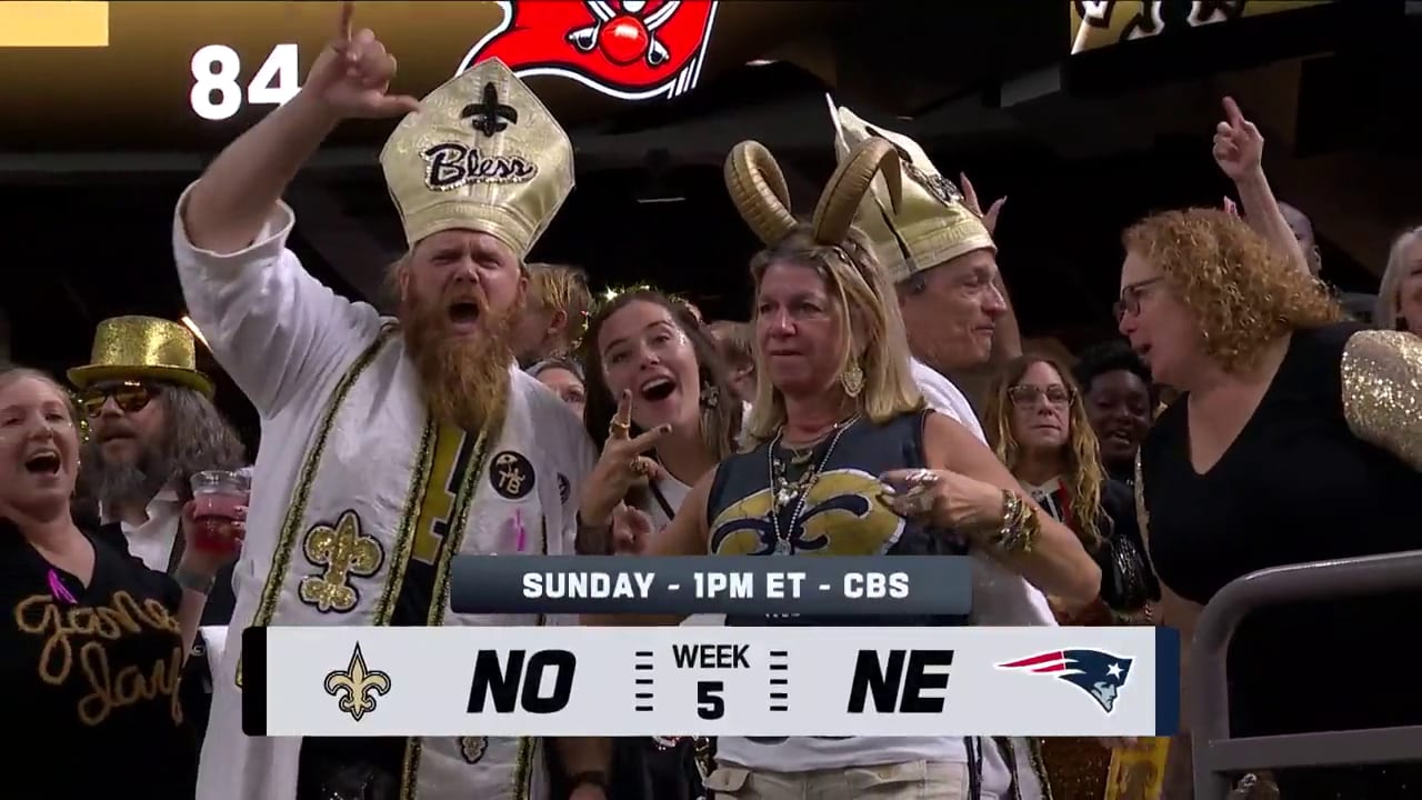 2023 NFL Week 5: Patriots vs. Saints Video Preview