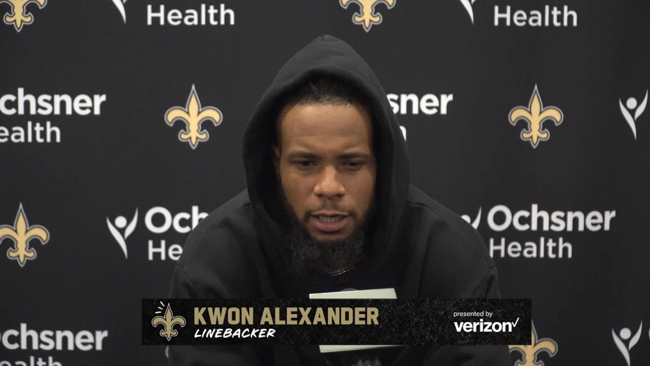 Kwon Alexander his Ed Block Courage Award | Saints Practice 12-30-21