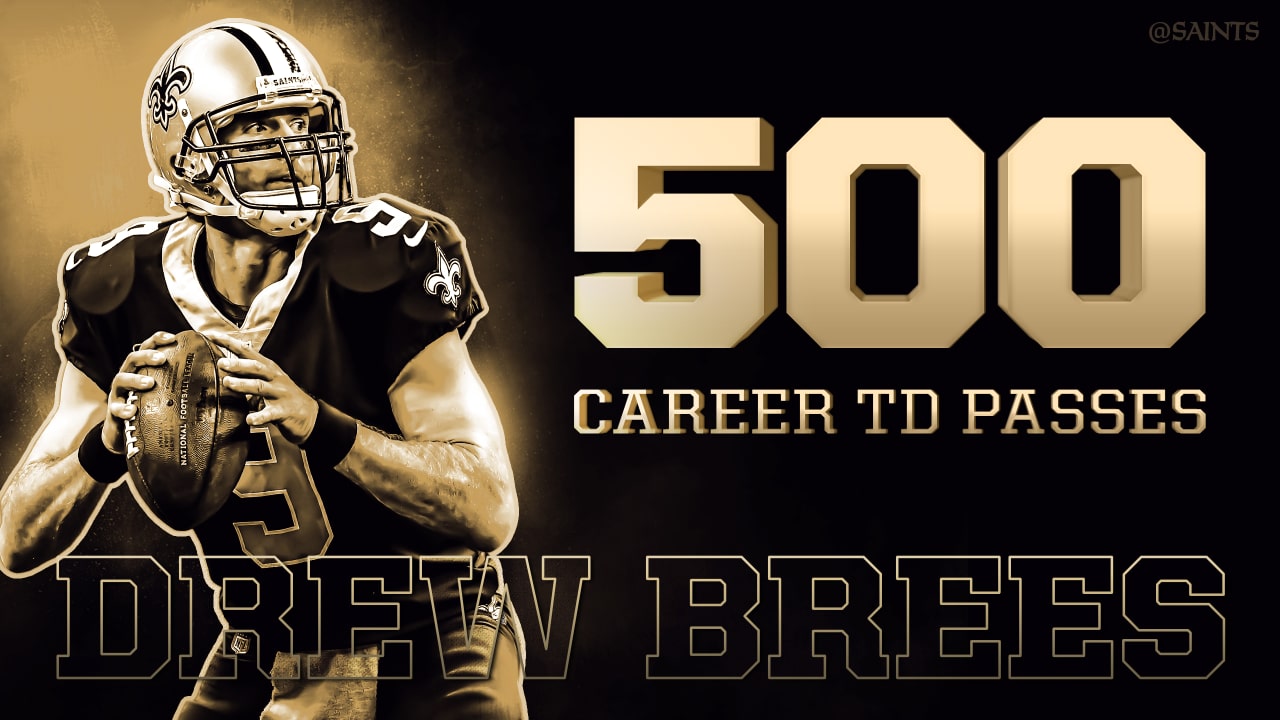 Drew Brees joins NFL's 500 touchdown club