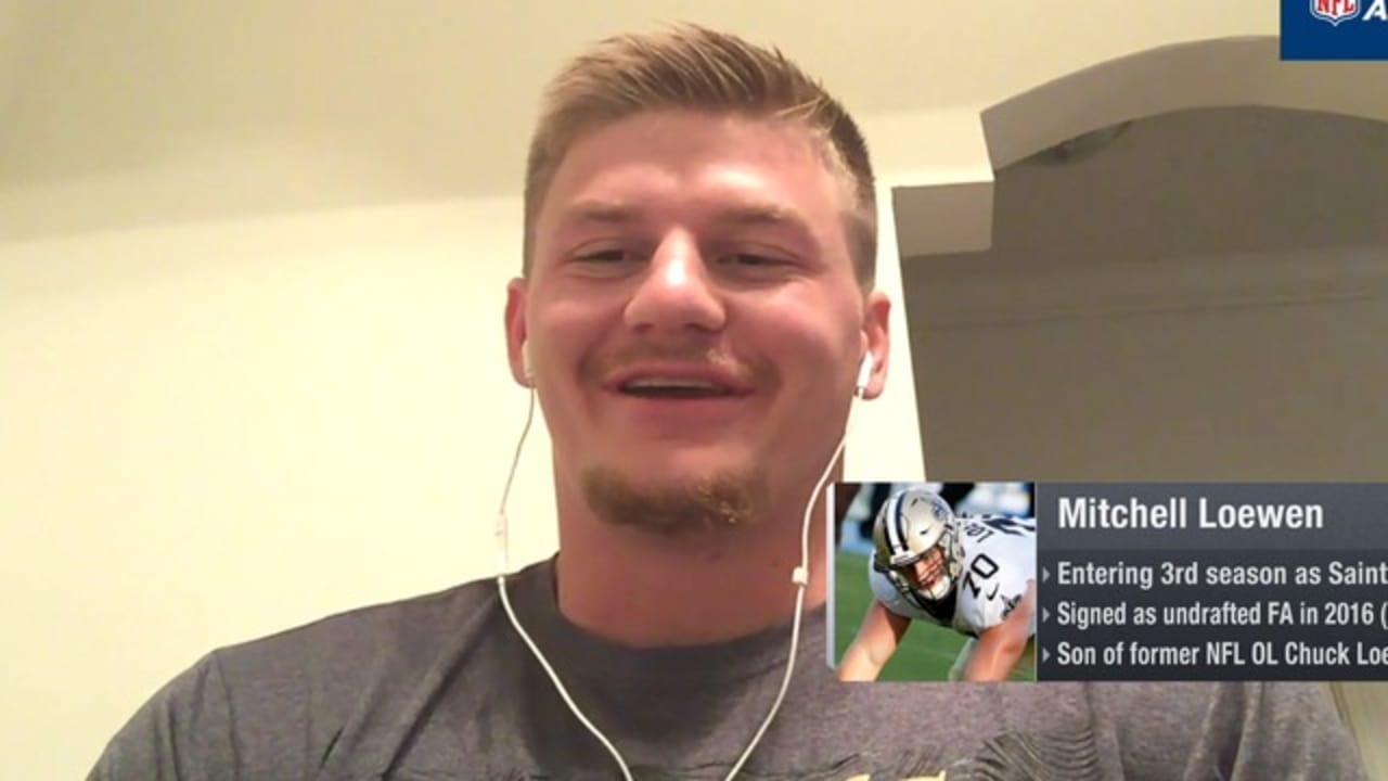 Saints DE Mitchell Loewen describes how he helped save man's life from SUV