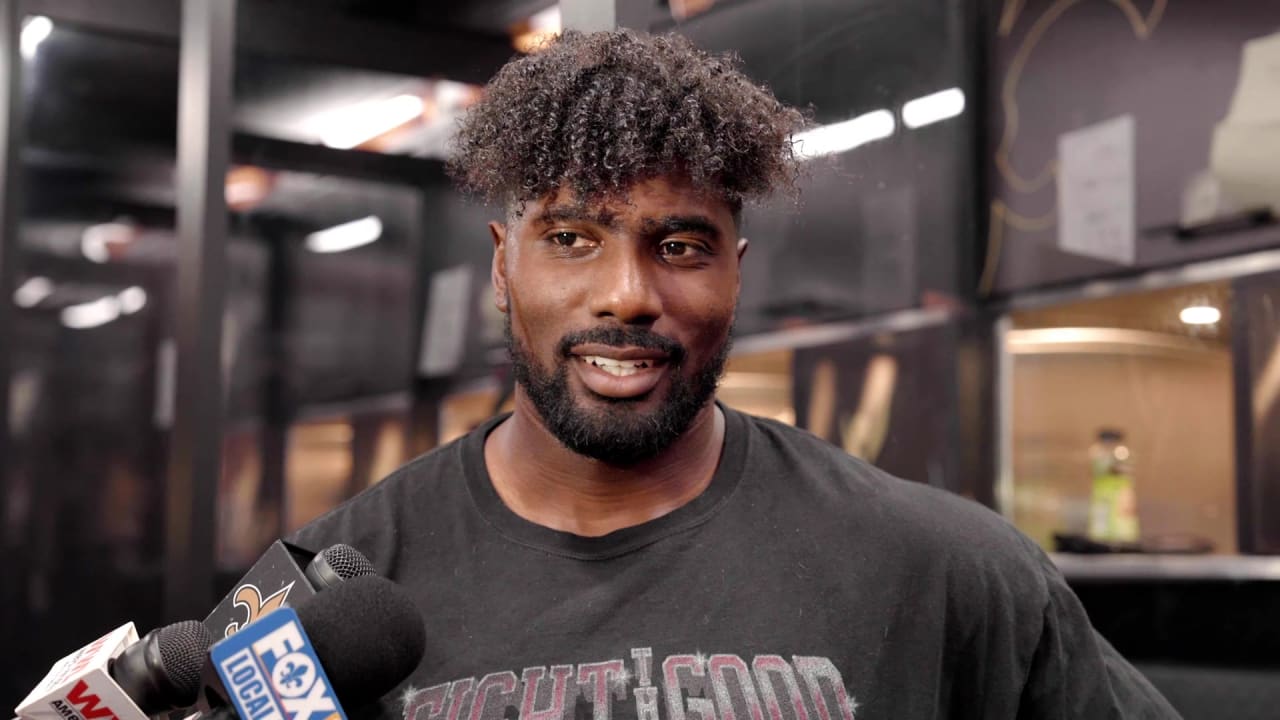 2023 NFL OTAs: Juwan Johnson interview at Saints OTA practice 5/23/2023