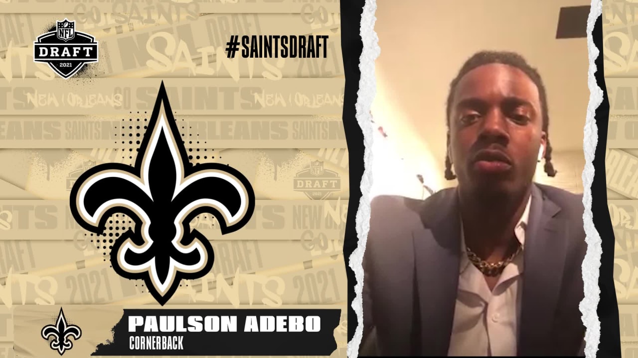 Paulson Adebo's first interview as a Saint | 2021 NFL Draft