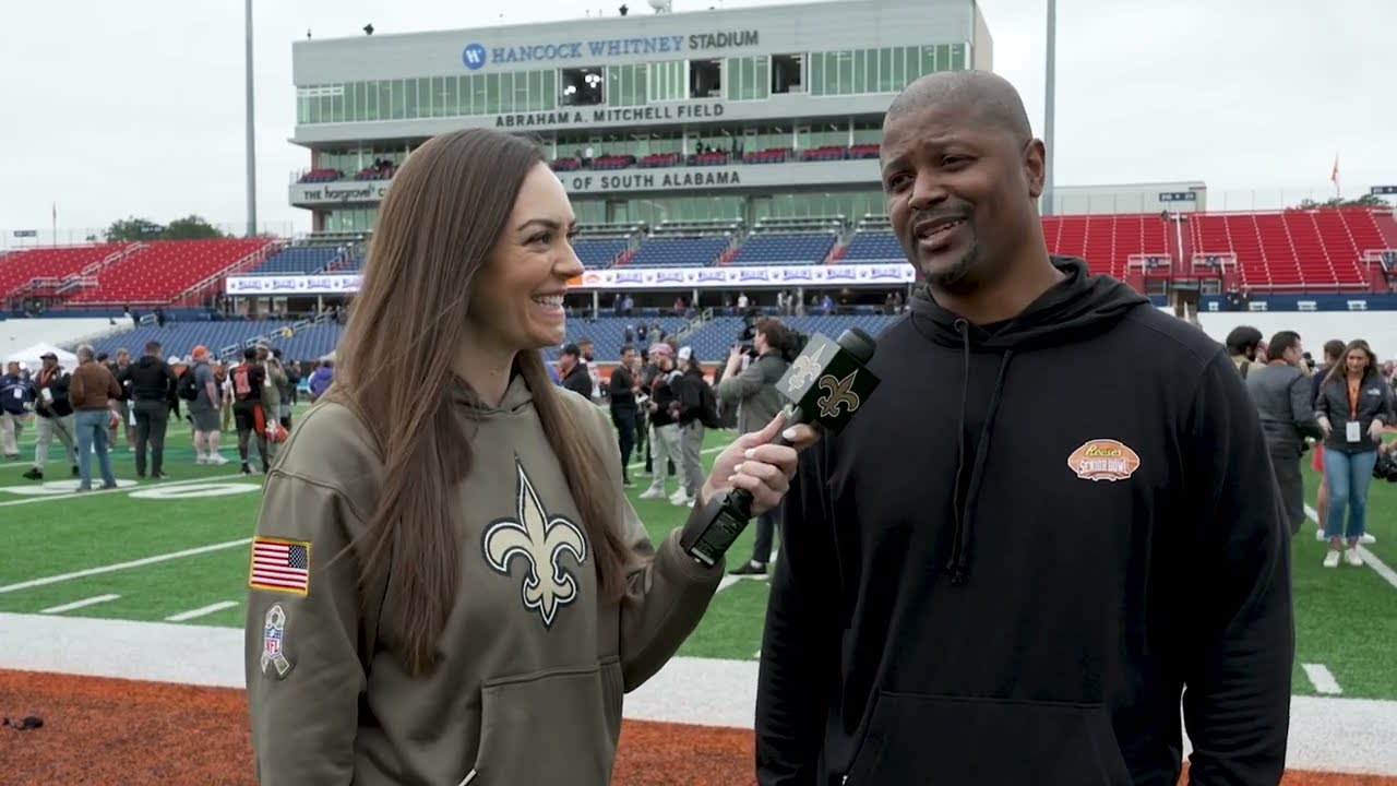 Saints quarterback coach Ronald Curry interview | Senior Bowl 2023