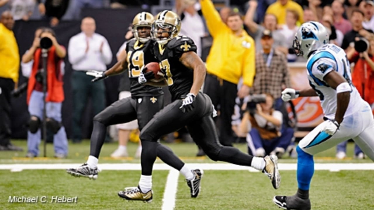 Super Bowl Media Day with Robert Meachem