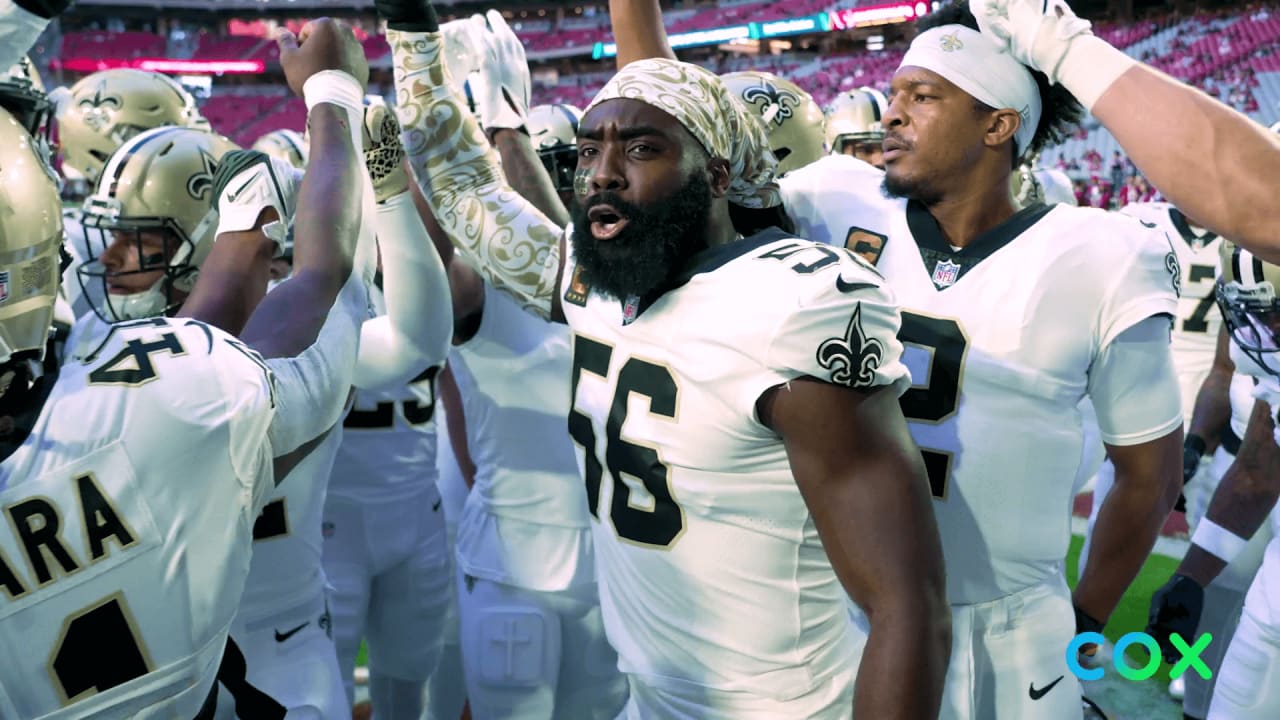 New Orleans Saints Pregame Huddle vs Arizona Cardinals | 2022 NFL Week 7