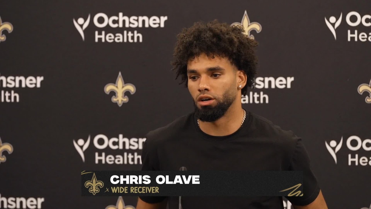 Chris Olave on Derek Carr, Saints offense on Monday, Sept. 18