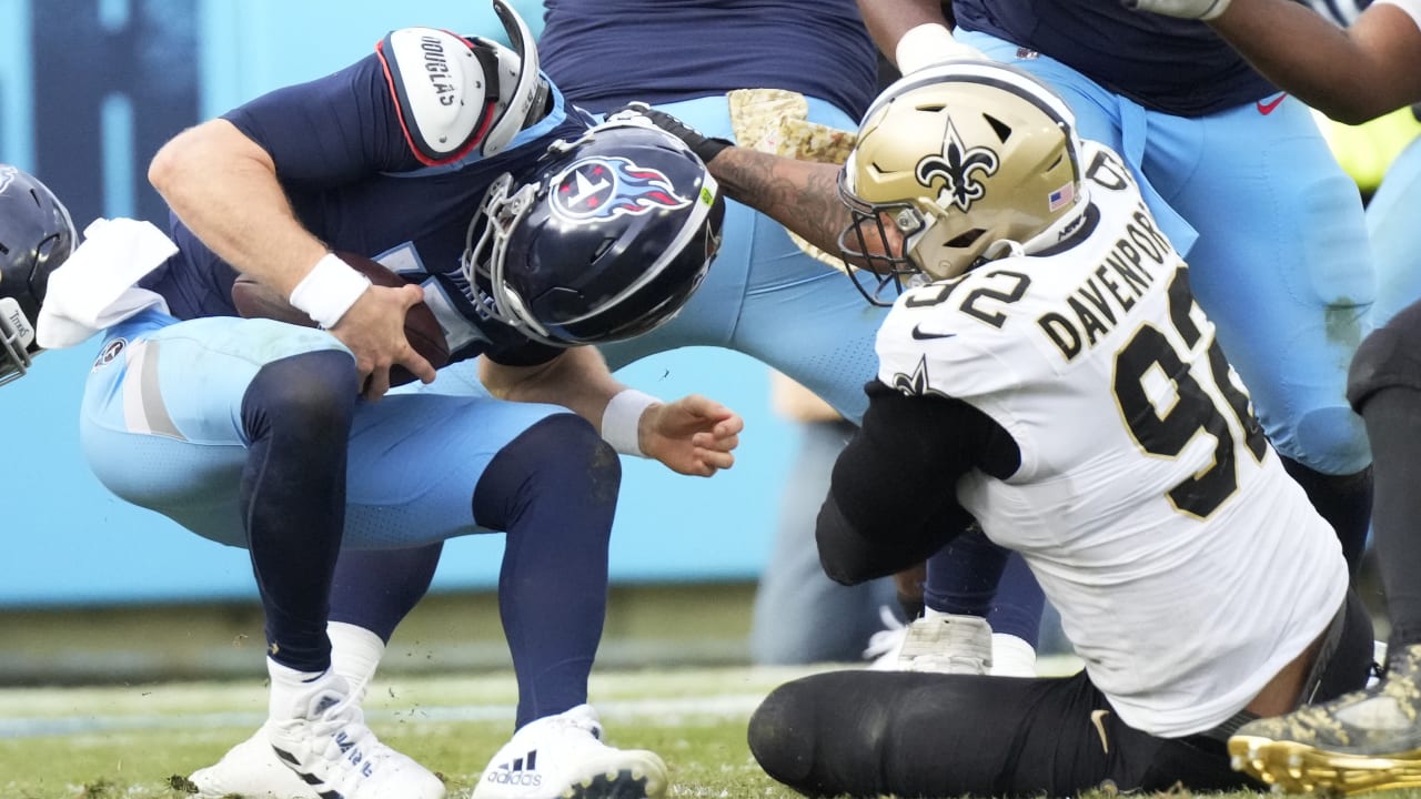 Marcus Davenport powering into position as imposing force for New ...