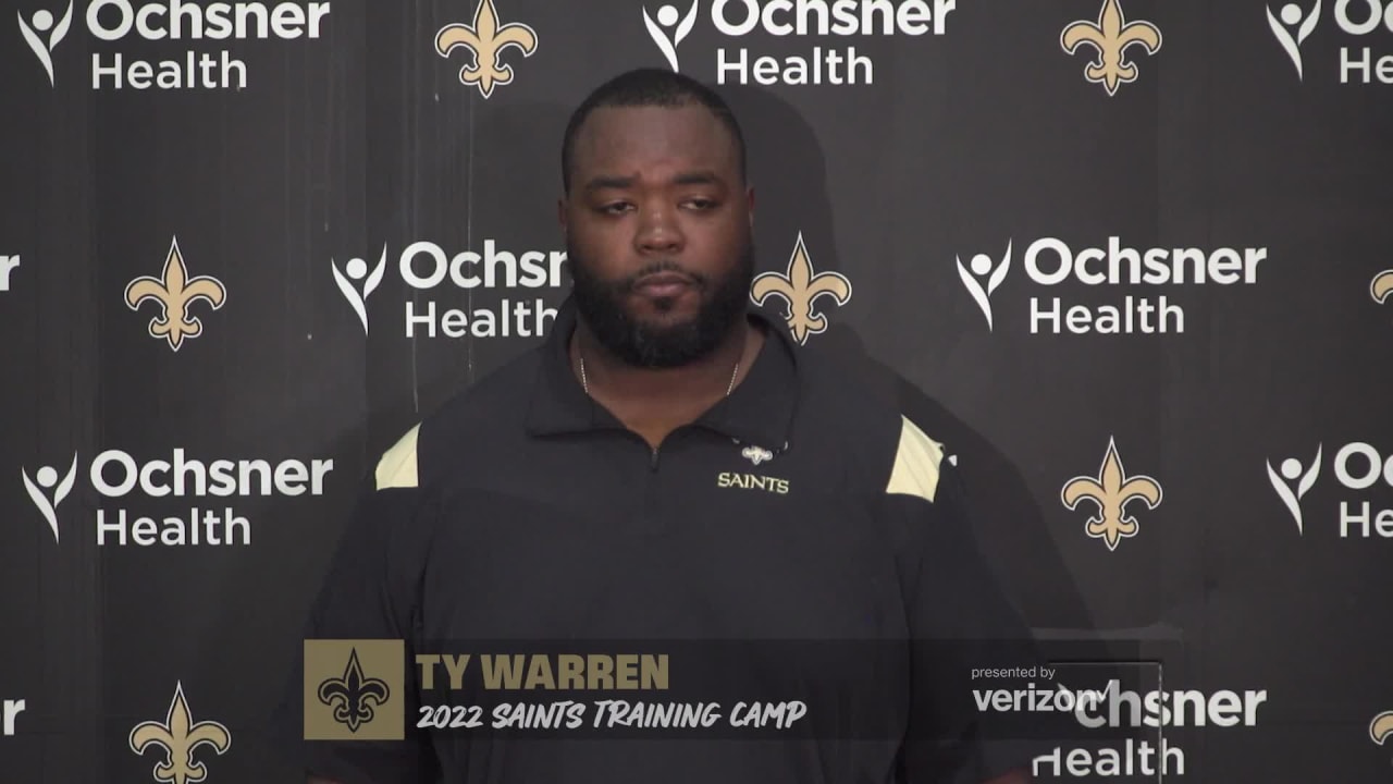 Saints Training Camp 2022 - Ty Warren Media Availability 7/29/22