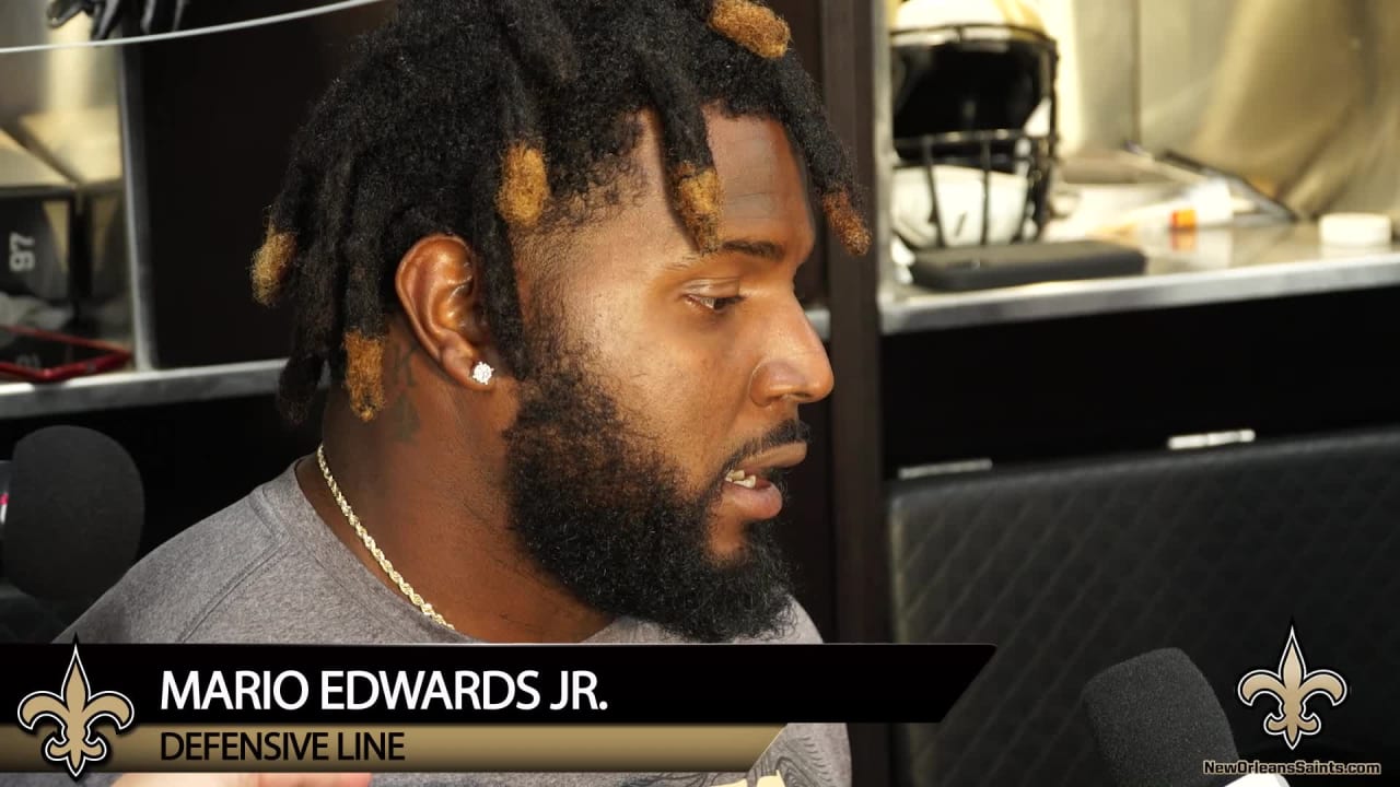 Mario Edwards Jr. "I try to go out and give it everything I've got"
