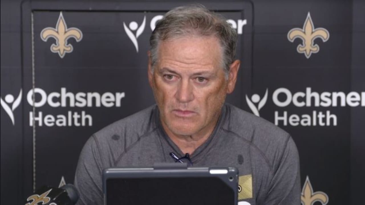 New Orleans Saints General Manager Mickey Loomis training camp press ...