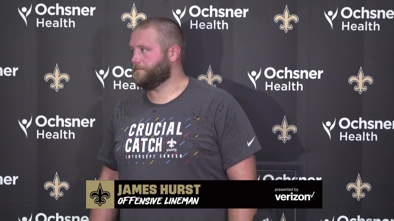 Saints Training Camp 2022 - James Hurst Media Availability 7/30/22