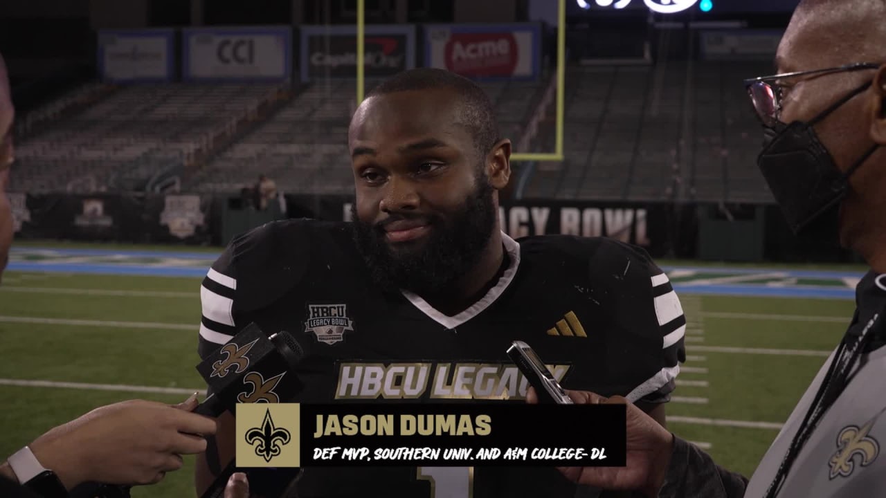 2023 HBCU Legacy Bowl: Southern defensive lineman Jason Dumas