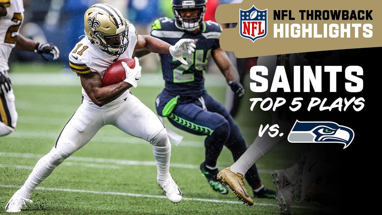 Saints' Top 5 Plays vs. Seahawks | NFL Throwback Highlights