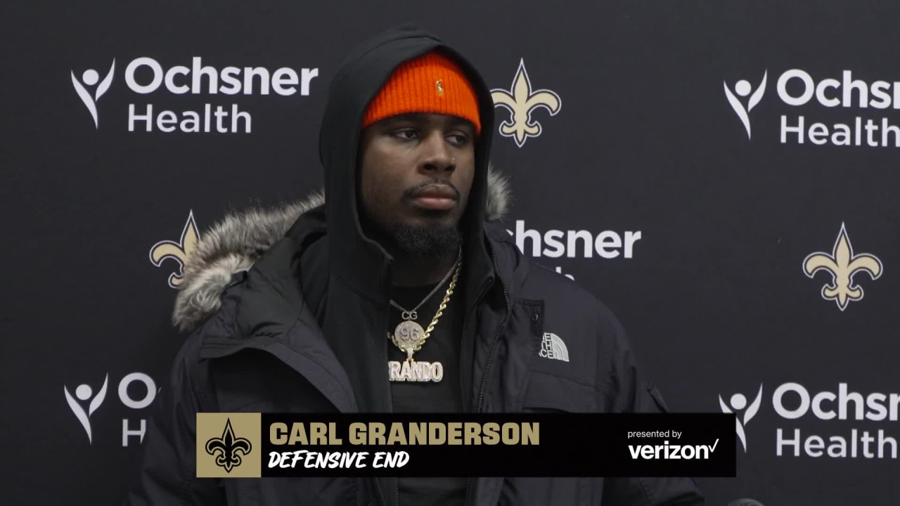 Carl Granderson on late-game sack in win | Saints-Browns Postgame