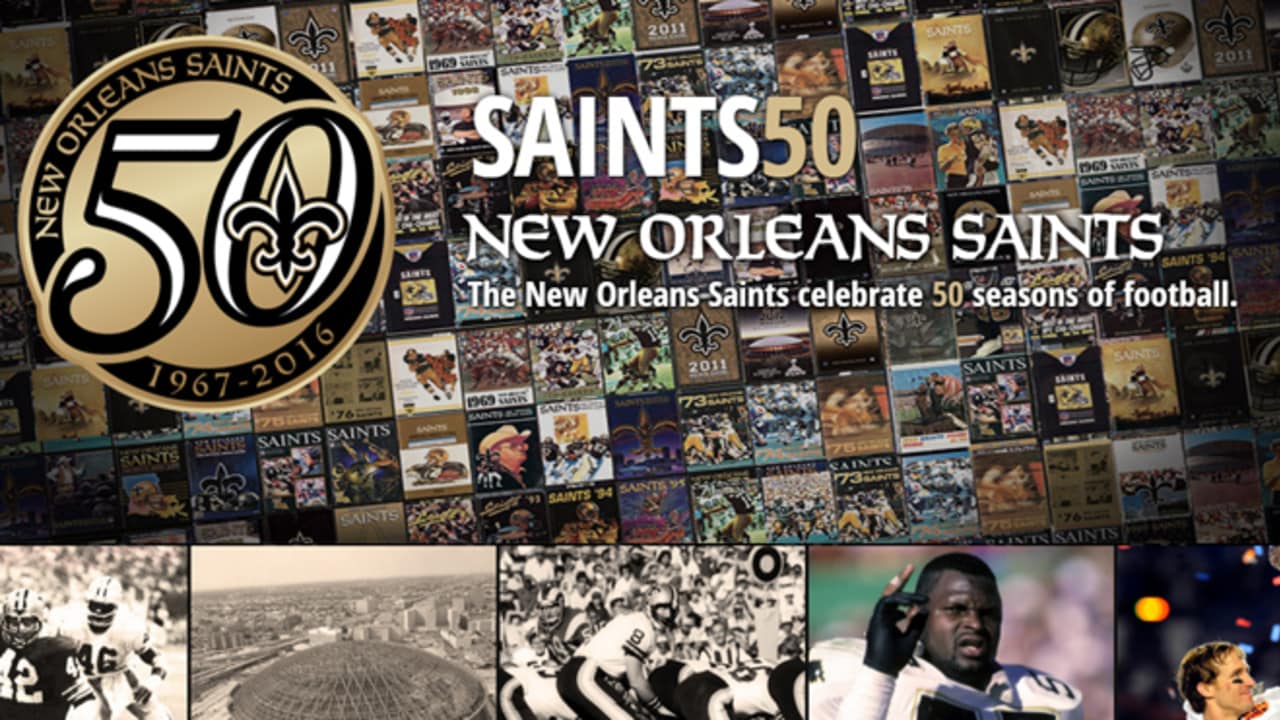 New Orleans Saints unveil website highlighting 50 seasons of Saints ...
