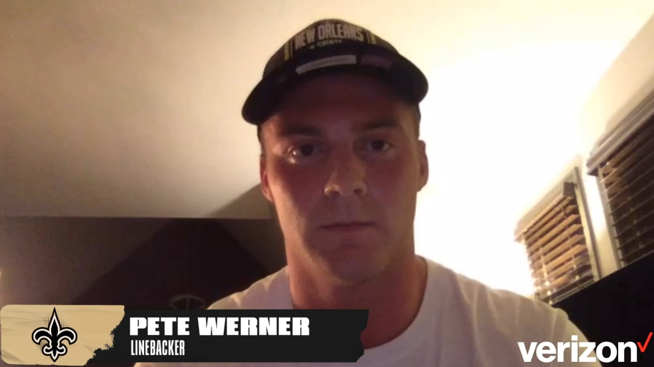 Pete Werner's first interview as a Saint | 2021 NFL Draft