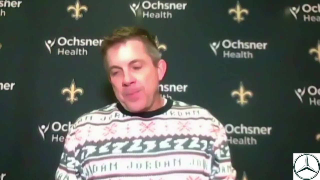 Sean Payton talks NFC South clinching win in week 16 | Saints-Vikings ...