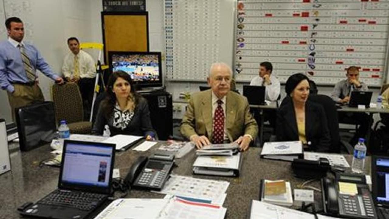Behind the Scenes in the Saints Draft Room