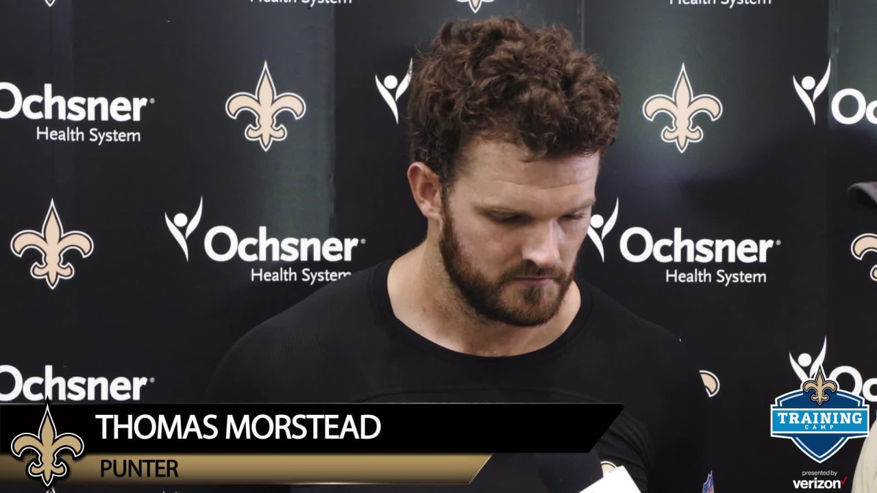 Thomas Morstead's Training Camp media availability - August 1