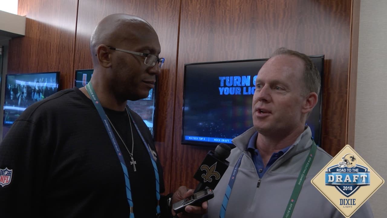 Jeff Ireland at the 2018 NFL Combine