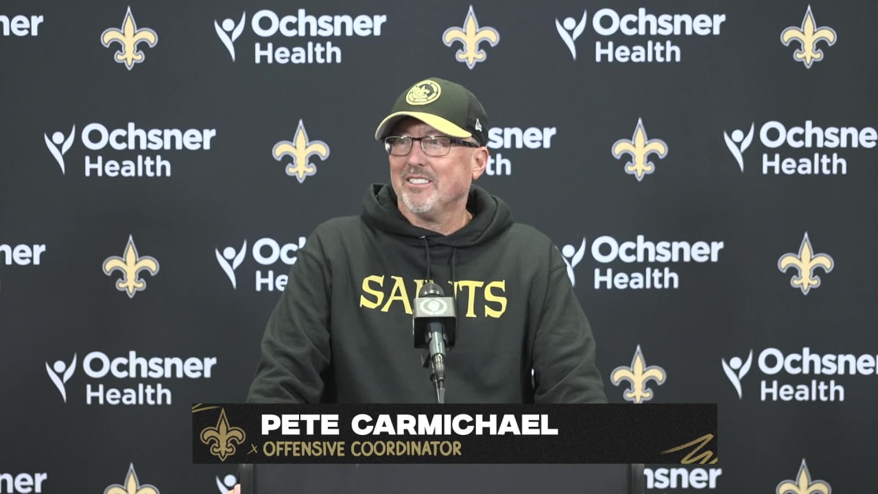Pete Carmichael talks Taysom Hill, Michael Thomas | Saints vs Bears ...