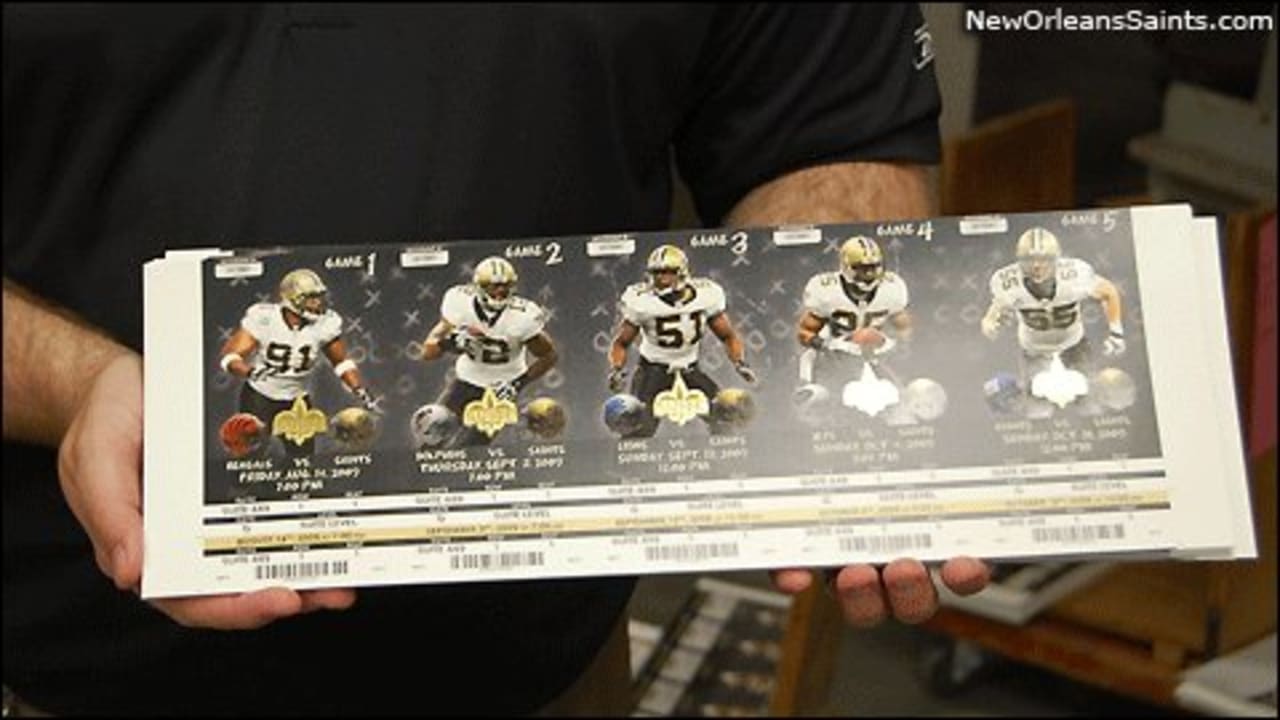 Saints Tickets on Their Way