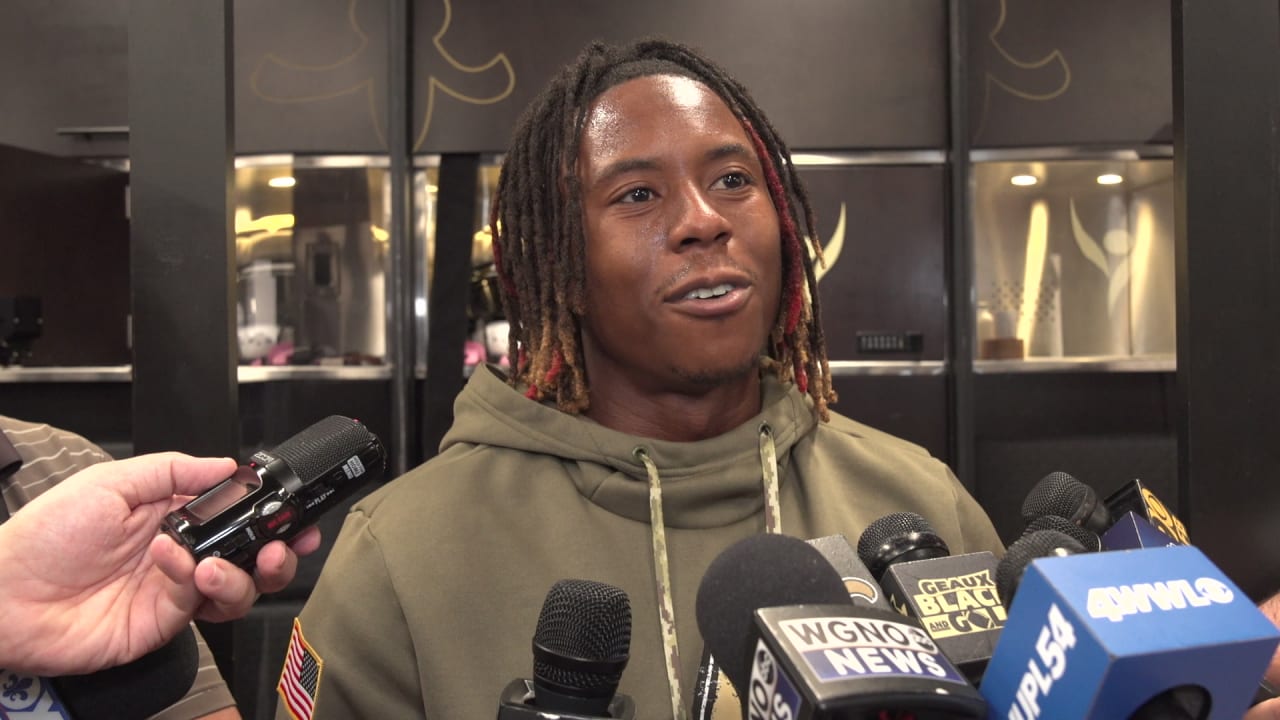 2023 NFL OTAs: Rashid Shaheed interview at Saints OTA practice 5/30/2023