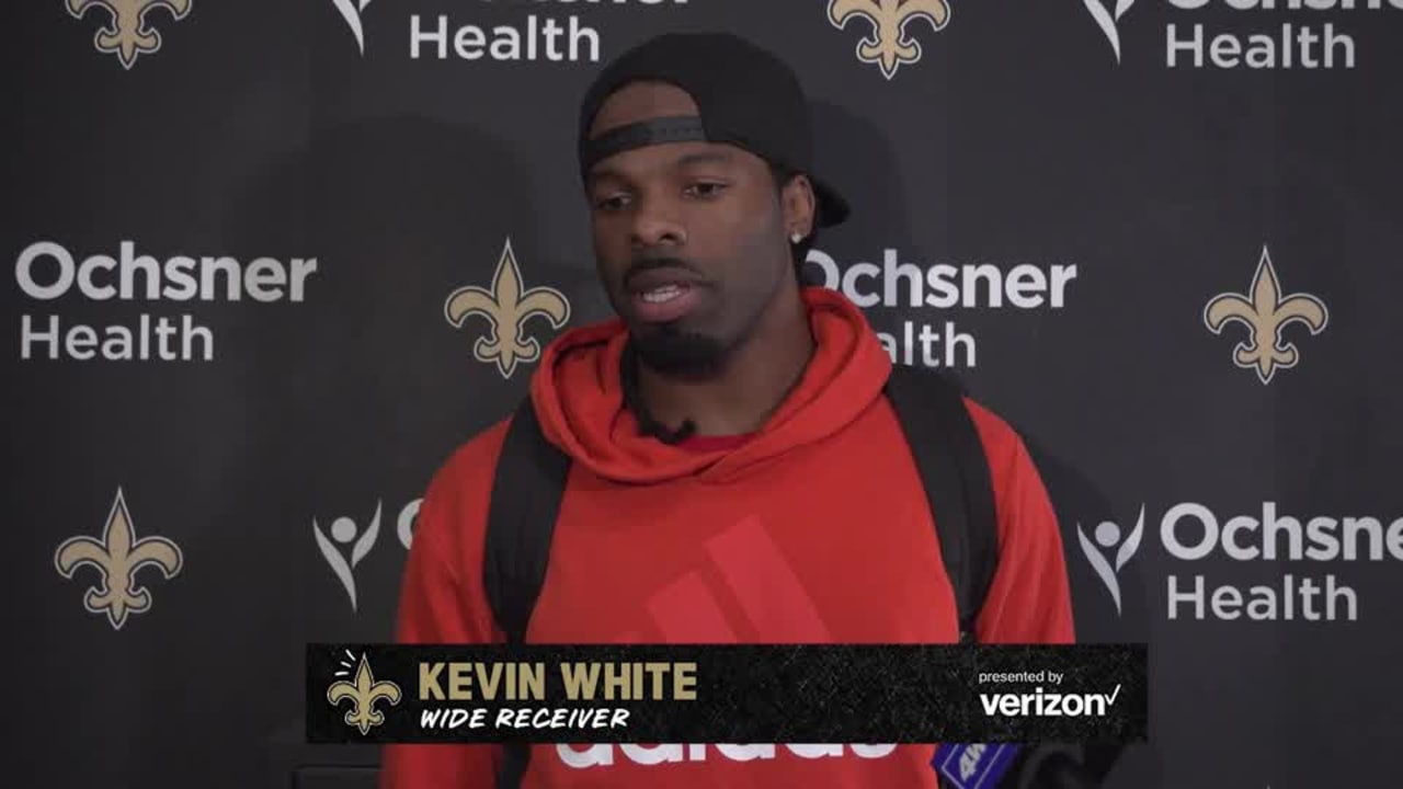 Wide receiver Kevin White talks about joining New Orleans at Saints ...