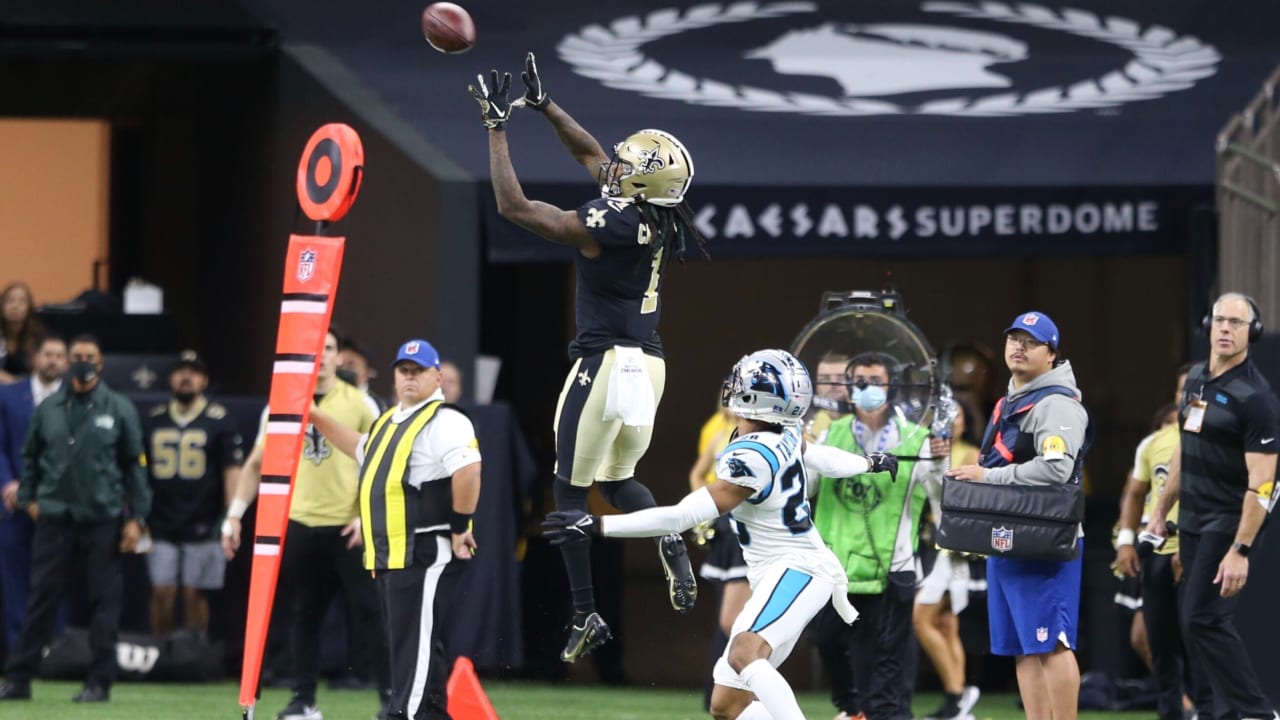 Marquez Callaway beautiful back-shoulder catch | Saints-Panthers Highlights