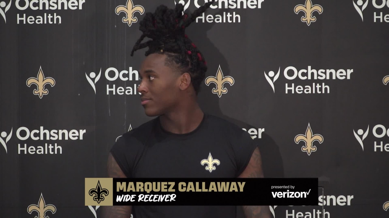Saints Training Camp 2022 - Marquez Callaway Media Availability 7/29/22