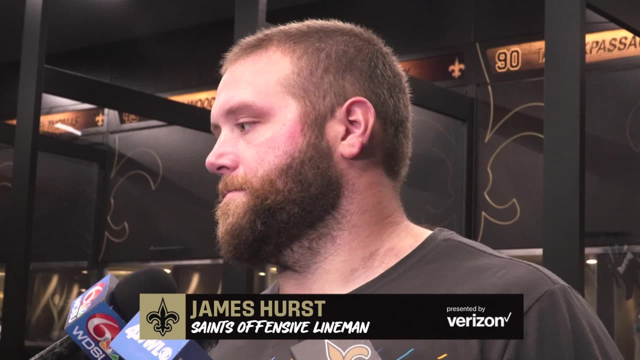 New Orleans Saints offensive lineman James Hurst talks T.J. Watt ...
