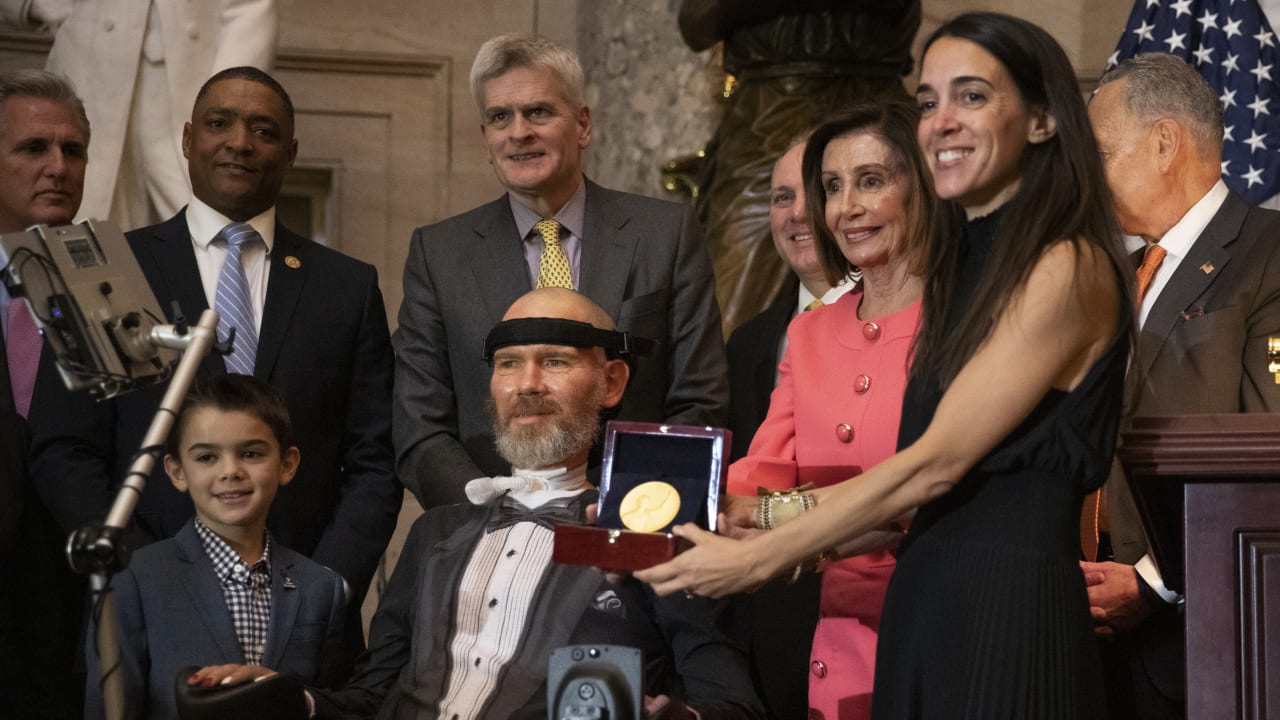 New Orleans Saints legend Steve Gleason receives Congressional Gold Medal