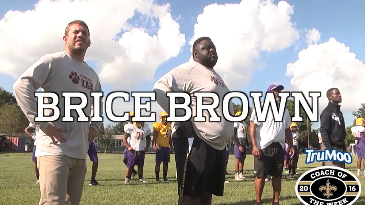 Saints High School Coach of the Week Brice Brown