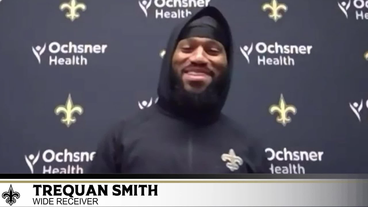 Tre'Quan Smith postgame after clutch performance in week 4 win at ...