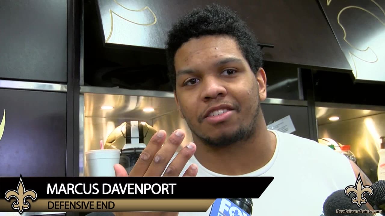 Marcus Davenport, "We take pride in stopping the run"