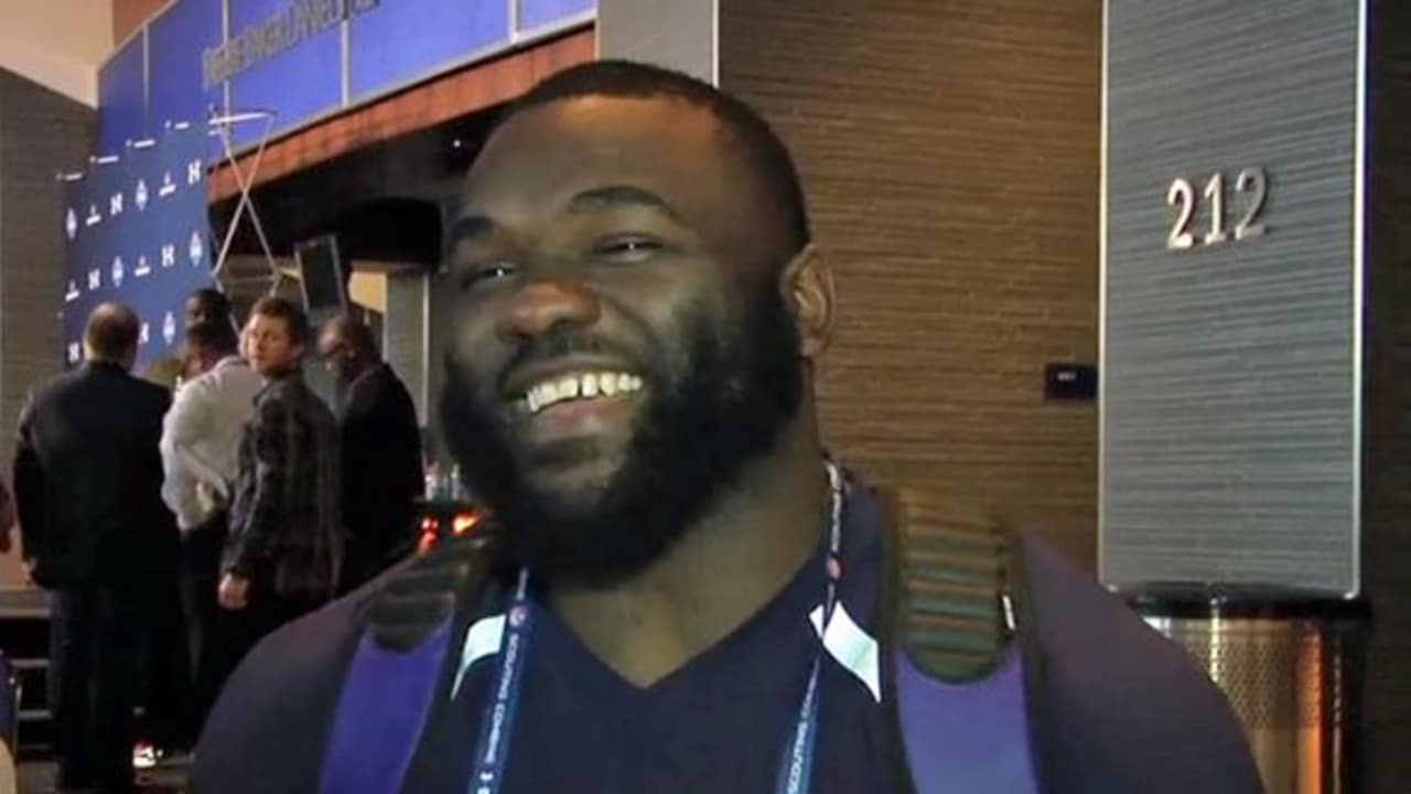 LSU's J.C. Copeland at the NFL Combine