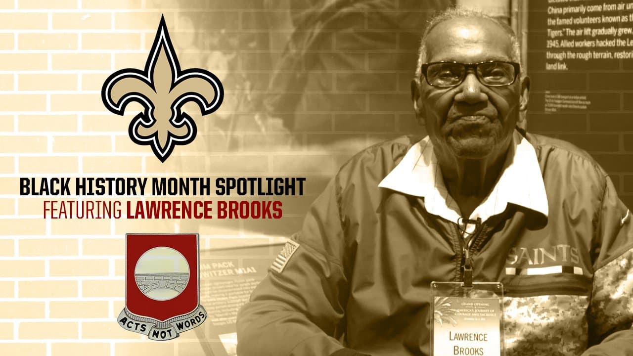 Saints Black History Month Spotlight: Lawrence Brooks