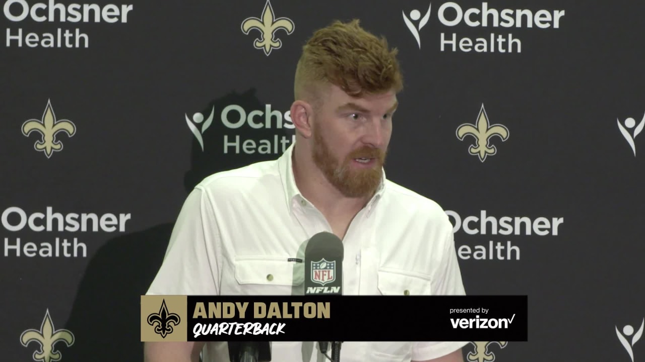Saints quarterback Andy Dalton - Saints Bengals 2022 Week 6 Postgame Interview